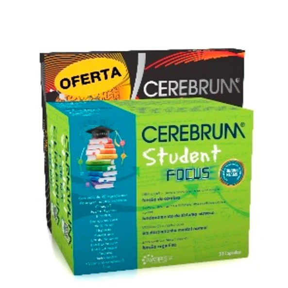 CEREBRUM STUDENT FOCUS 2x30CP + OFERTA CEREBRUM FORTE SHOT 8AMP ...