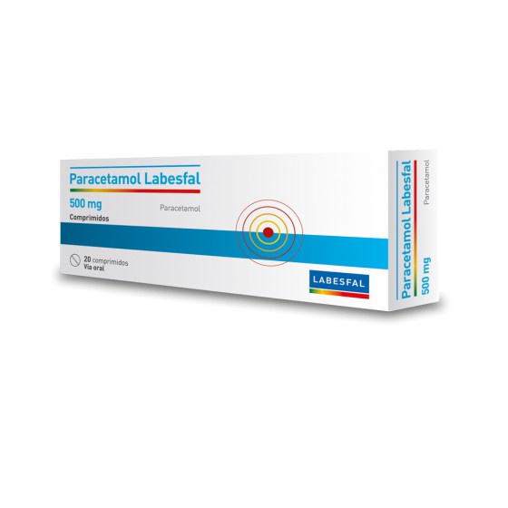 Paracetamol Labesfal, 500 mg x 20 comp | Farmácia Nova