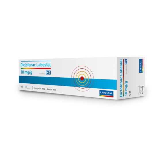 Diclofenac Labesfal MG, 10 mg/g-100 g x 1 gel bisnaga | Farmácia Nova